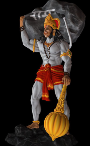 Indian God Hanuman Action Figure - Vimanika Comics